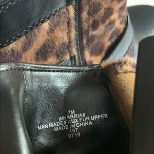 Nine West | Shoes | Nine West Leopard Print Boots | Poshmark